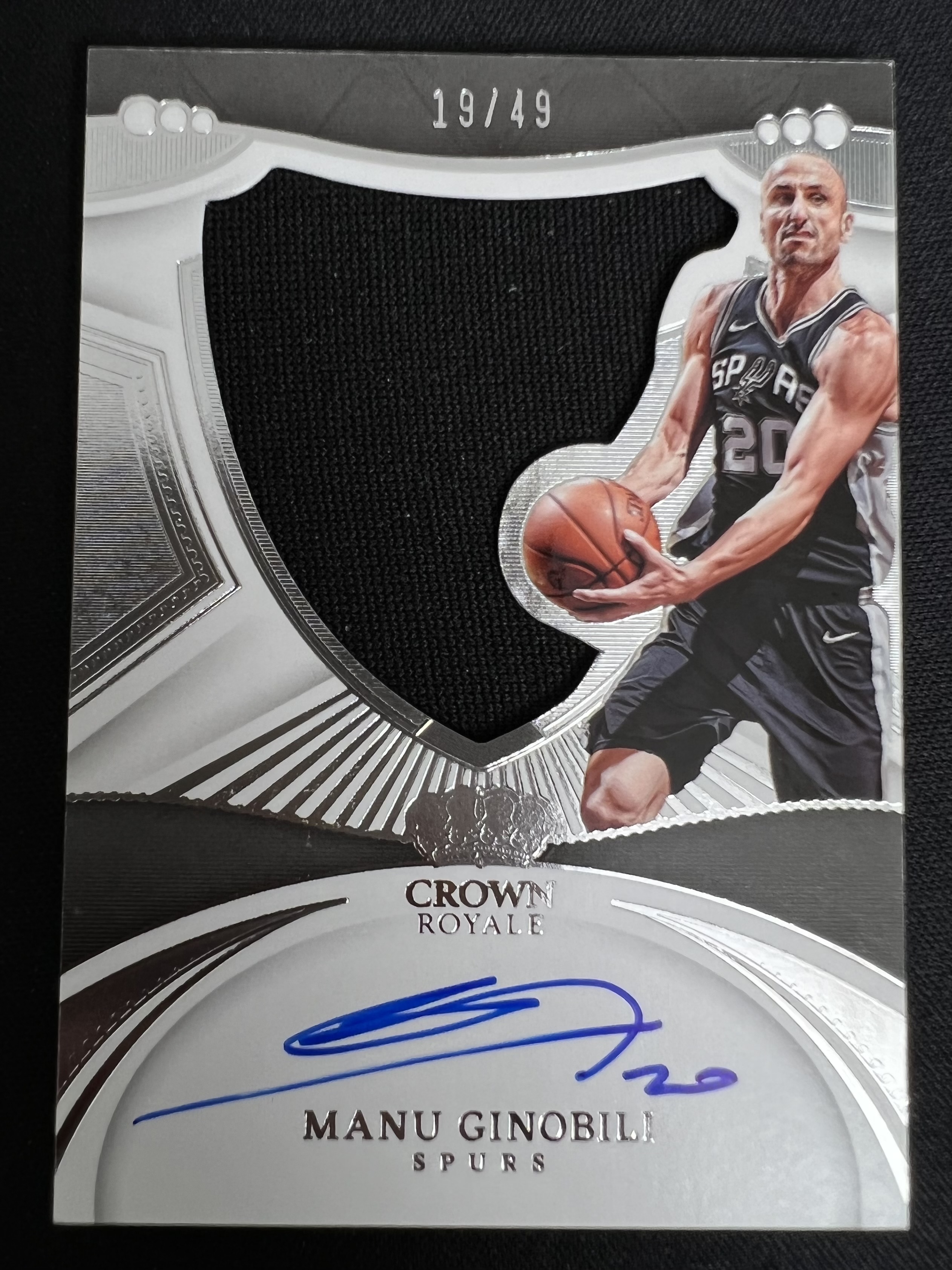 2022 23 Panini Crown Royale Manu Ginobili 皇冠剪影 马刺 吉诺比利 奇诺比利 妖刀 19 49编