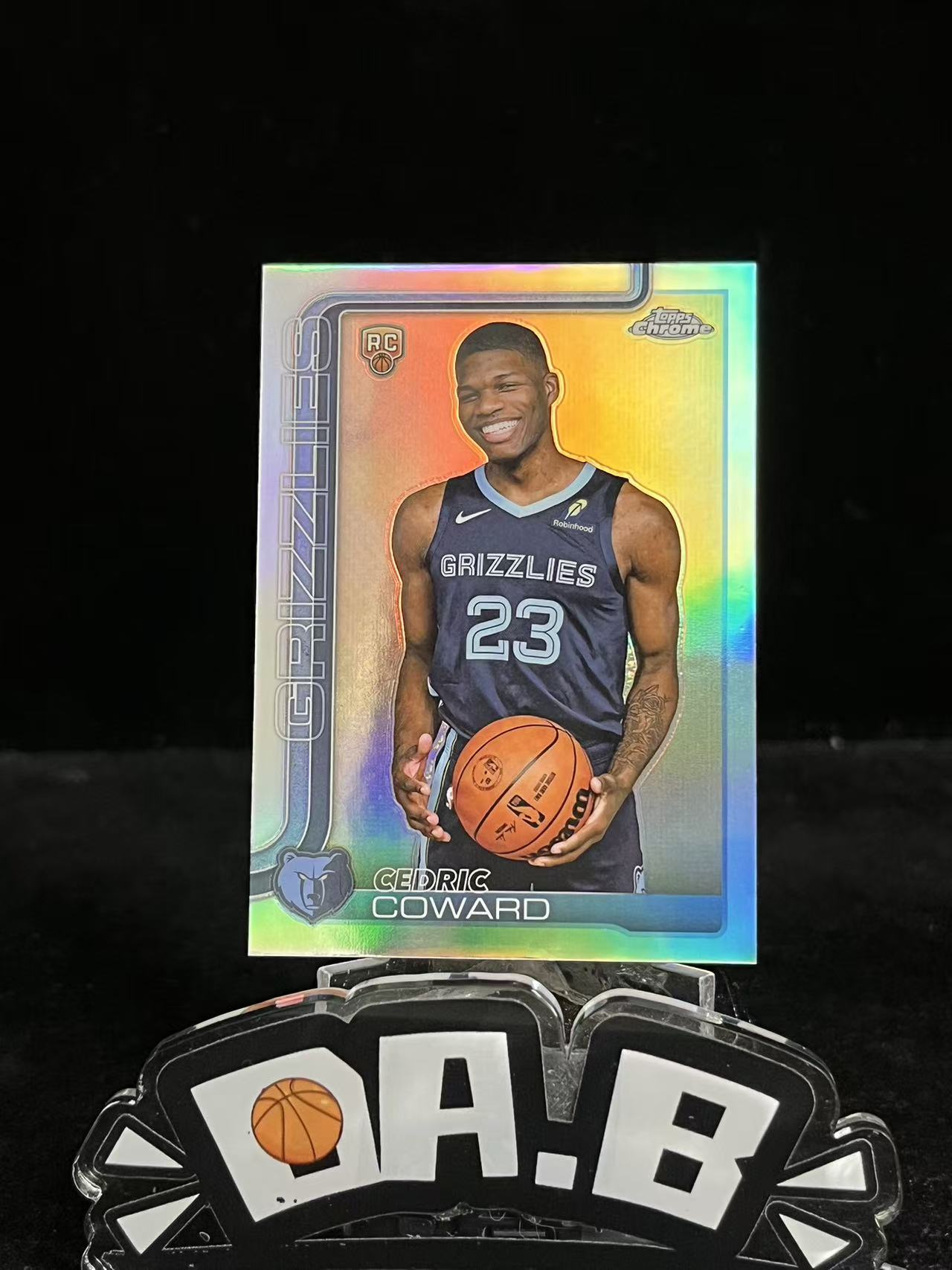 2025 Topps Chrome Cedric Coward RC #261【大彪代拍预付90%】 新秀年 塞德里克 考沃德 灰熊 元年 正 ...