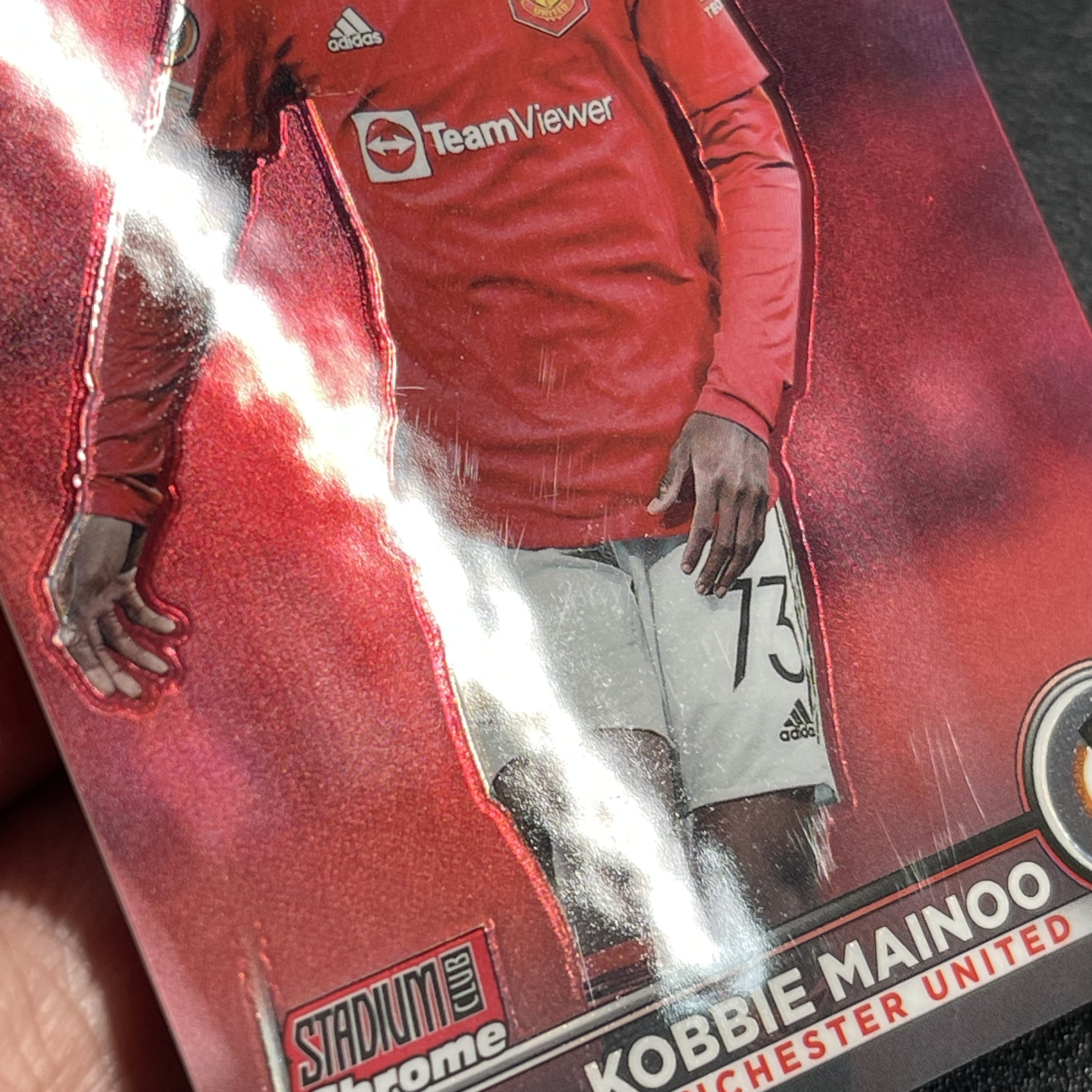 【FCB拍卖】2022-23 TOPPS CHROME STADIUM MAINOO 科比 梅努 5编 5/5 红折 正红折 RC 新秀 ...