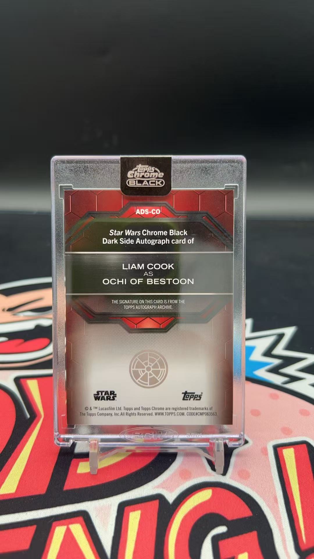 【玩具坑】2024 Topps Chrome Black Star Wars 星球大战 星战 黑盒系列 签字卡 演员亲签 5编 Ochi Of ...