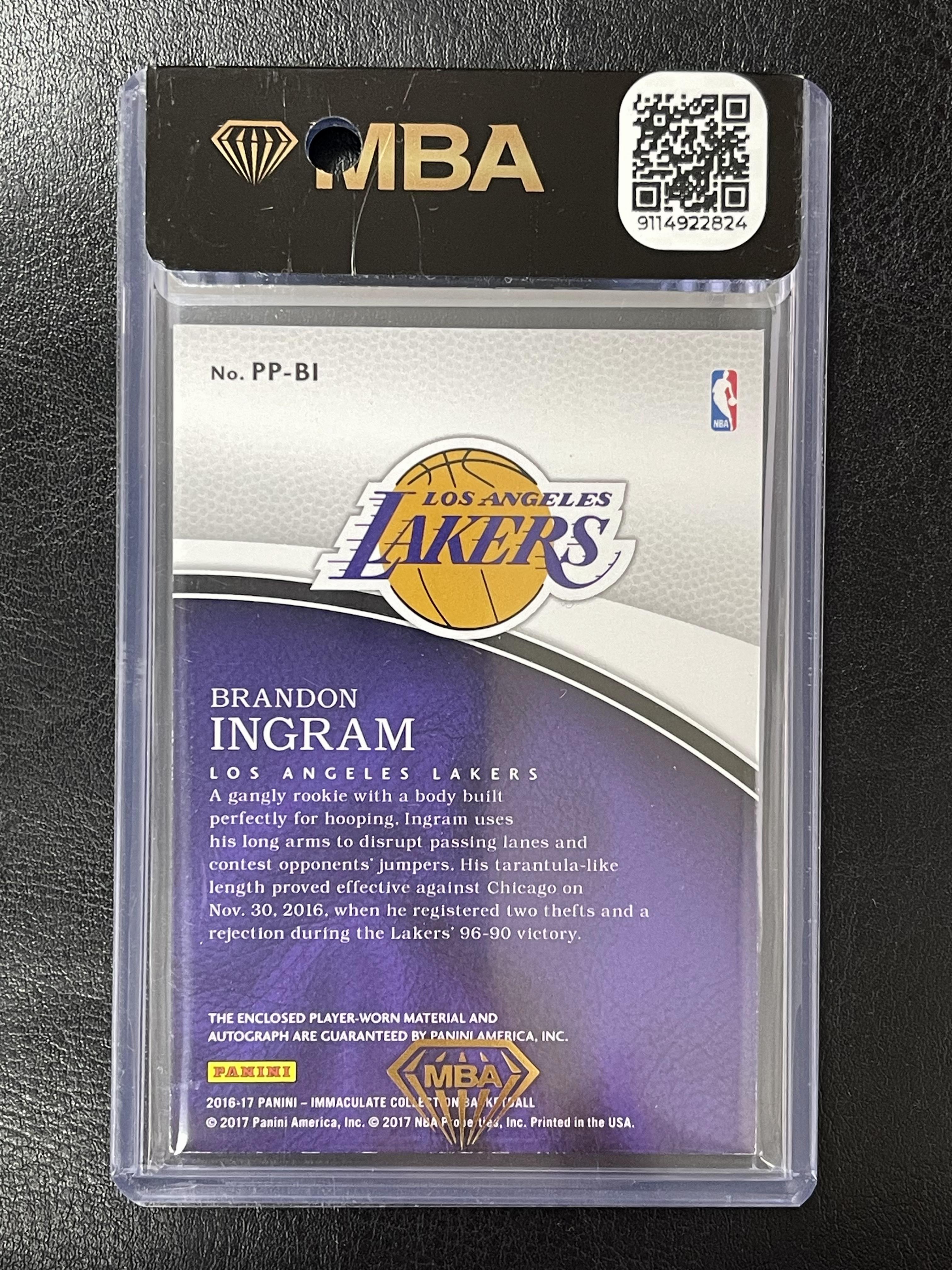 2016 17 Panini Immaculate Brandon Ingram Rc 【鲸鱼卡社】kkk 英格拉姆 莺歌 10编pp