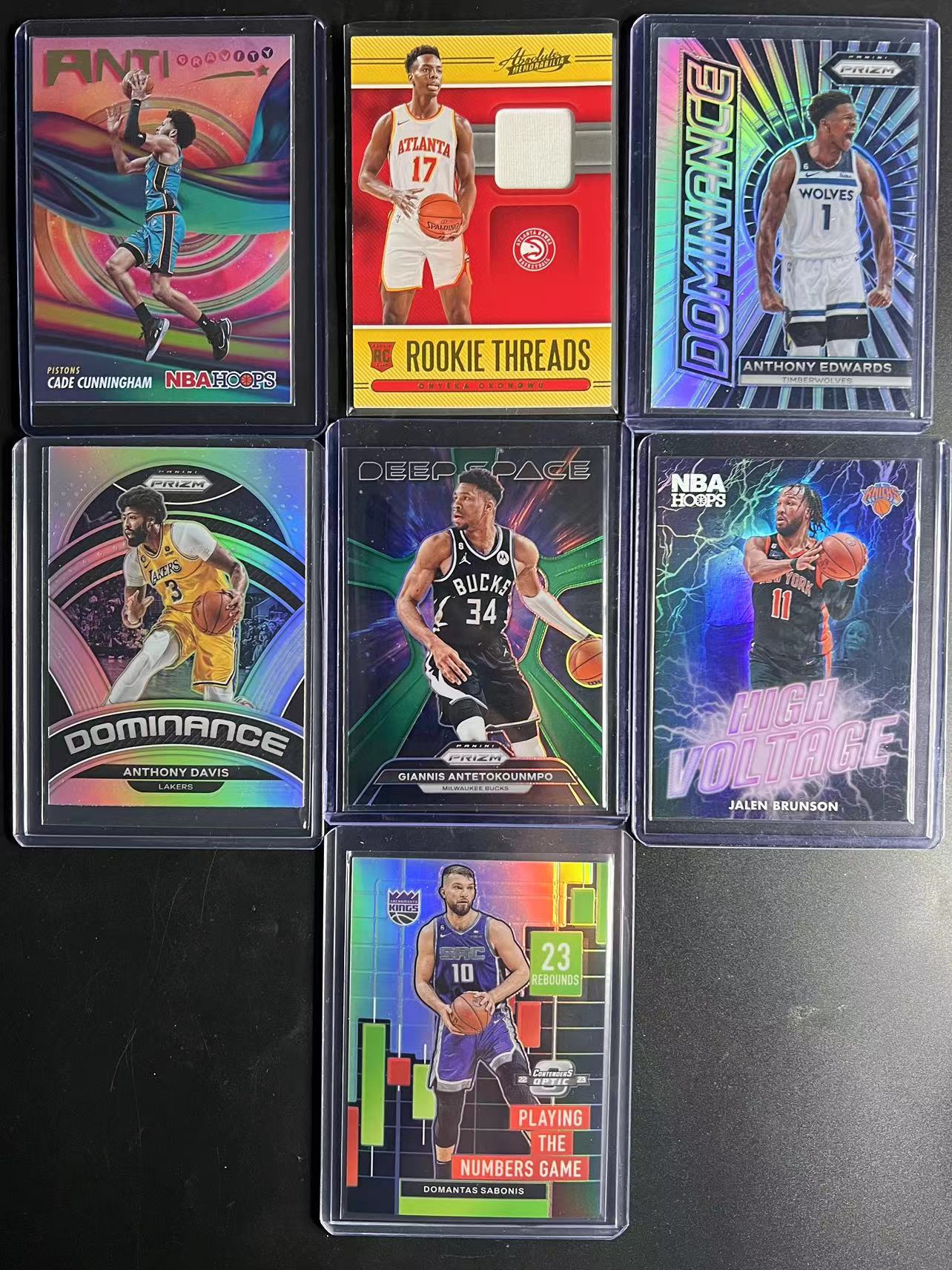 2022 23 Panini Prizm Anthony Davis 【肥猫代卖】泽 Prizm 凯德康宁汉姆 字母哥 安东尼爱德华兹 杰伦布