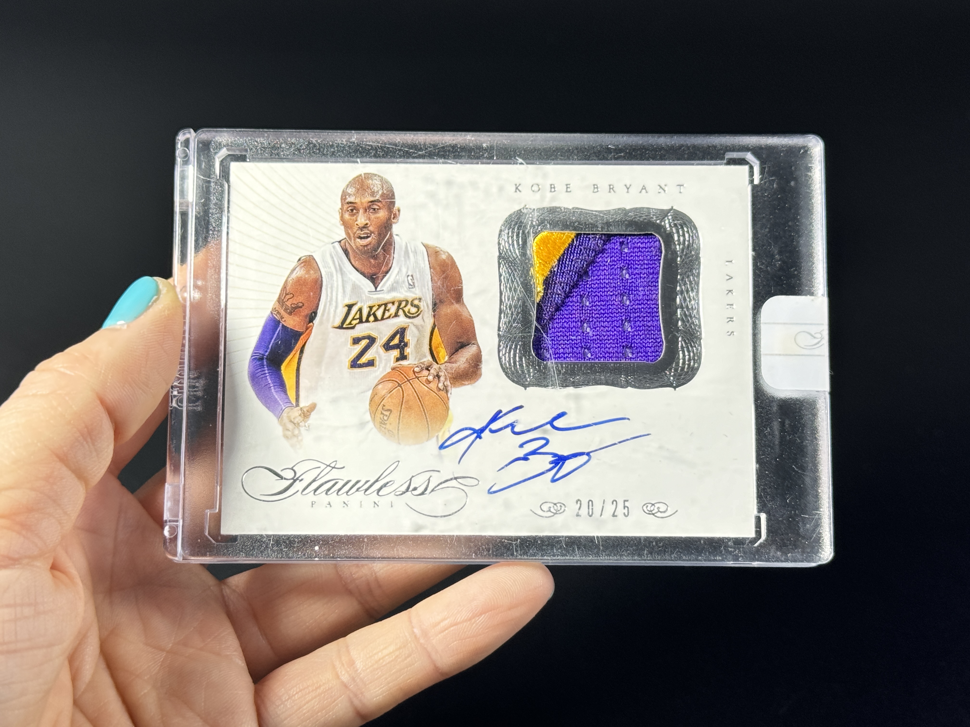 【喷子拍卖】2012-13 panini flawless Kobe Bryant 元年手提 洛杉矶湖人 科比 布莱恩特 patch 签字 ...