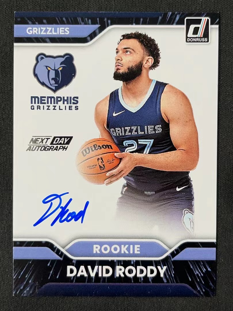 2022-23 Panini Donruss David Roddy 【长安代卖】杜蕾斯 灰熊 新秀RC 大卫罗迪 鲁迪 新秀签字 Next ...