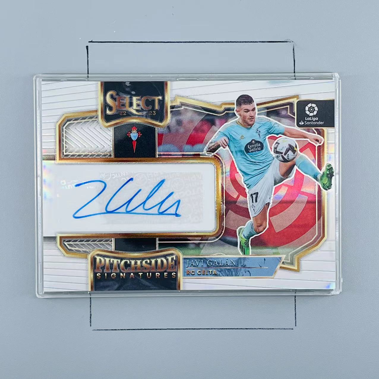 2022-23 Panini Select javi galan select系列 pitchside 特卡 银折 哈维 加兰 贴签 签字 拍 ...