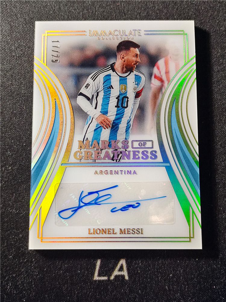 【LA拍卖精品】2023-24 Panini Immaculate Lionel Messi IMM足球 阿根廷 利昂内尔 梅西 梅球王 ...