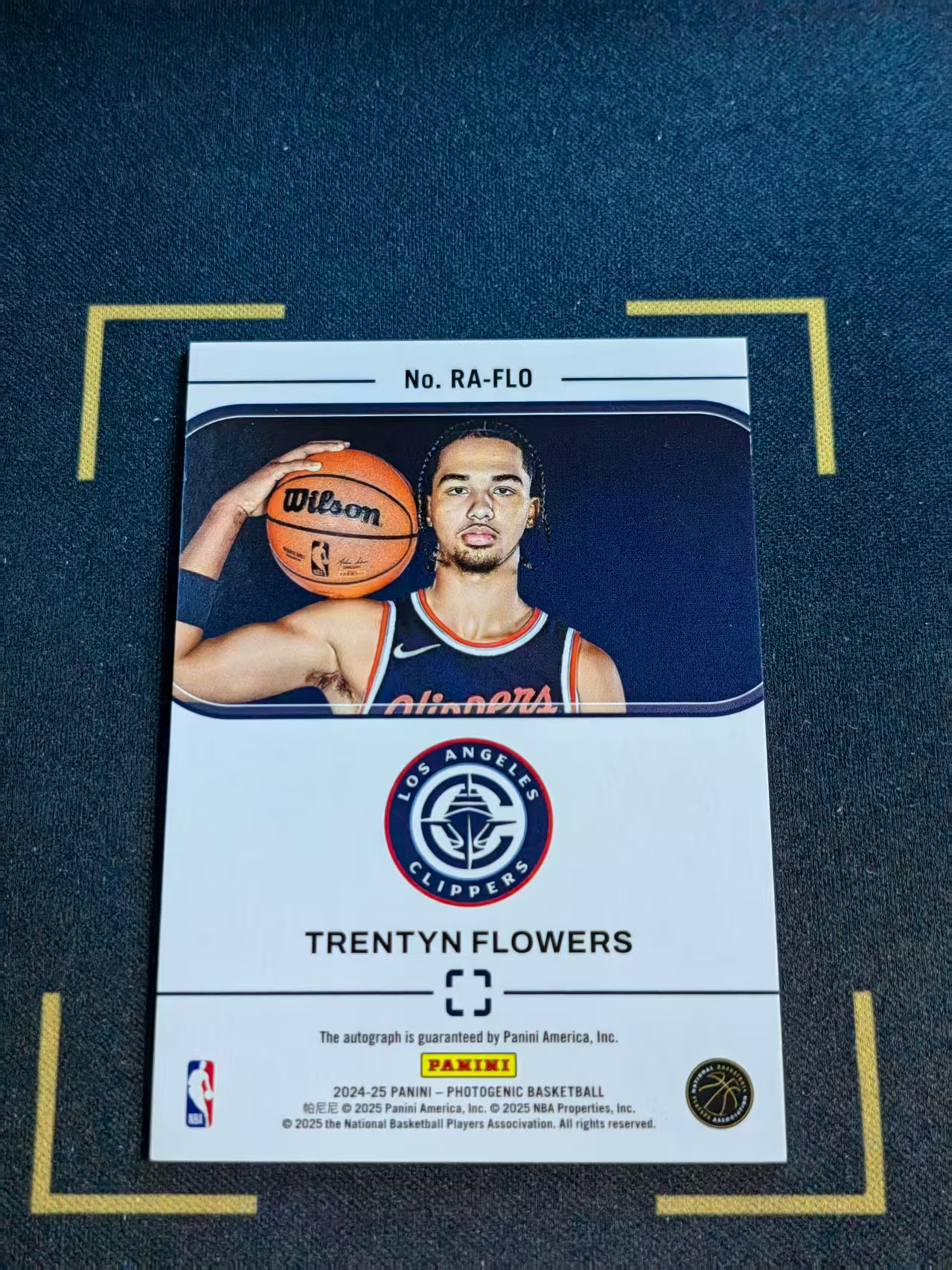 2024-25 Panini PaniniPhotoGenicNBA Trentyn Flowers RC 【悟吉塔代拍】上镜 快船 新秀 特 ...