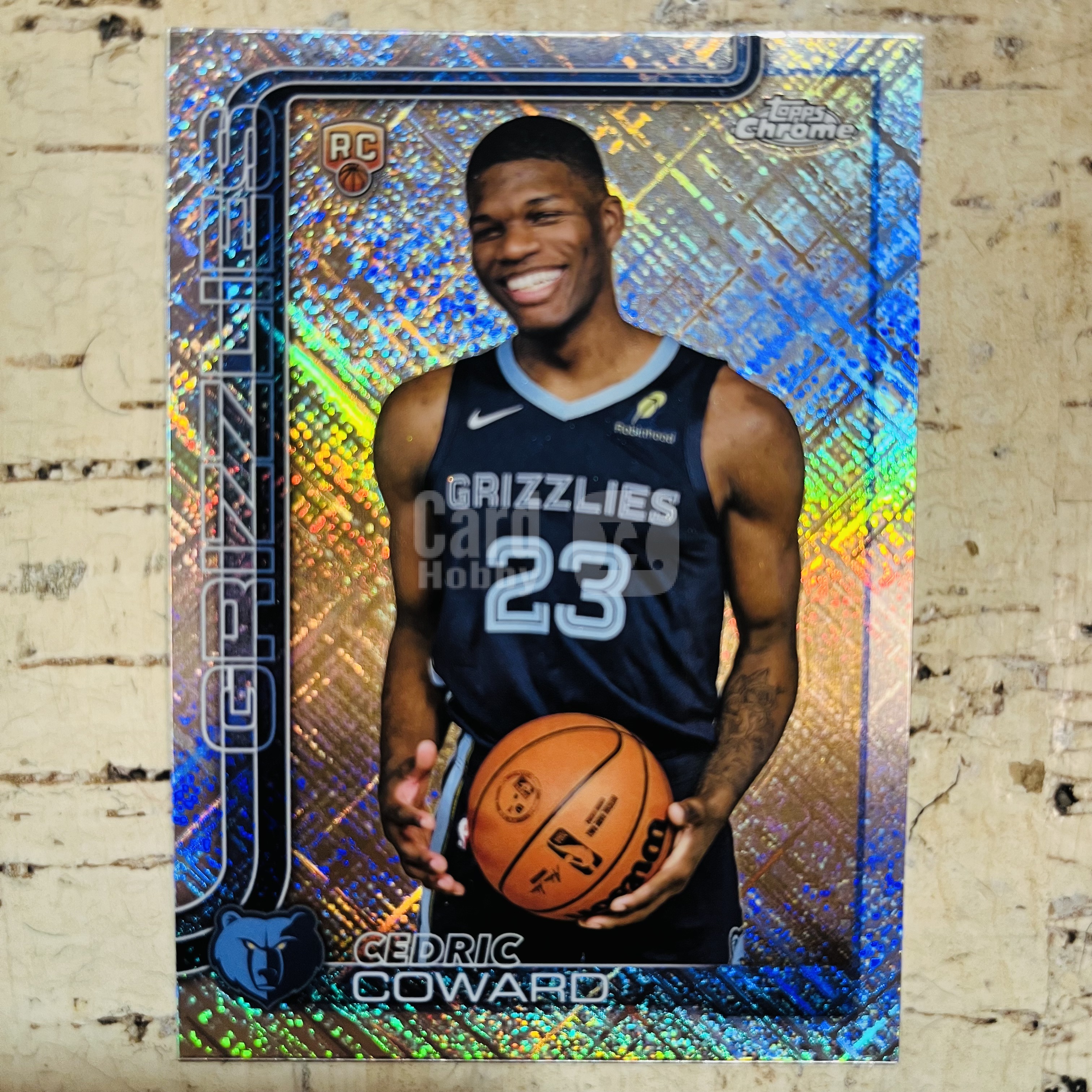 2025-26 Topps Chrome Cedric Coward RC 新秀 灰熊 塞德里克 考沃德 天光折 天窗折 光子折 稀有折射 凑 ...